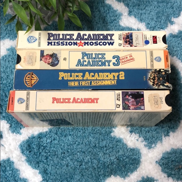 Warner Bros. | Other | Police Academy 23 And 4 Vhs Set | Poshmark